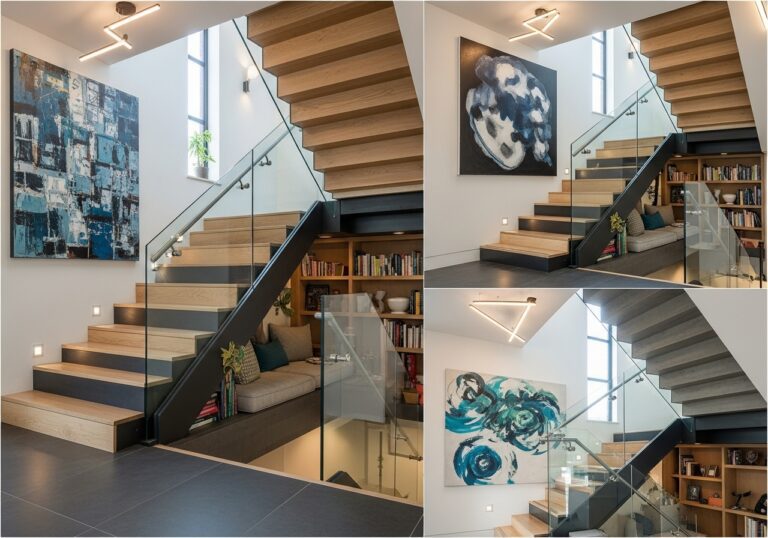 30 Staircase Landing Ideas for Small & Large Spaces: You will Adopt