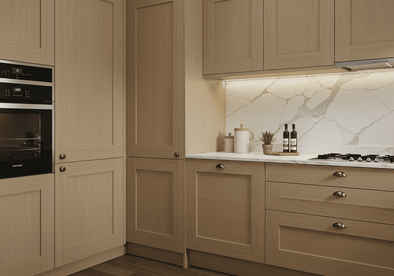 15+ Modern Beige Kitchen Cabinet Ideas for Tiny Space