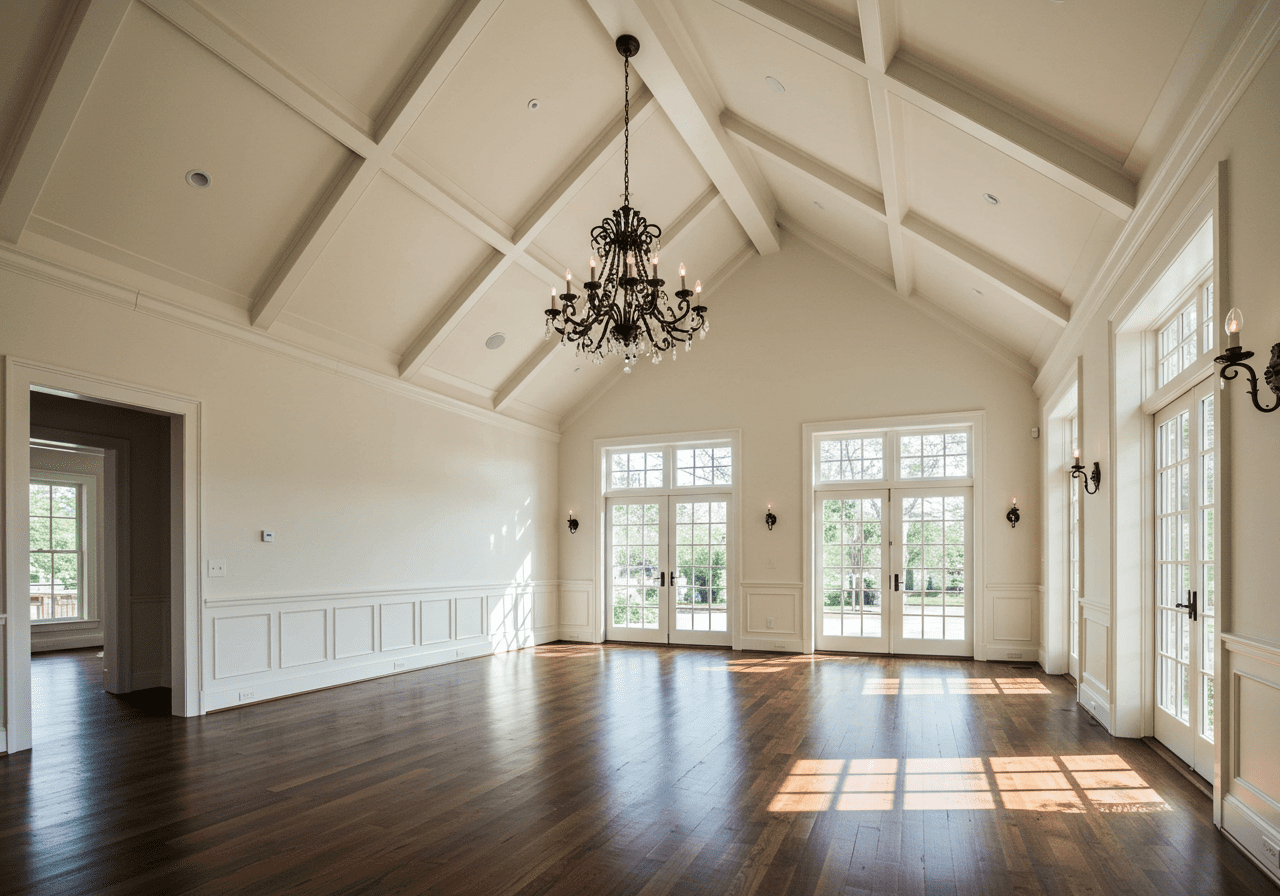 24 Vaulted Ceilings Ideas for Living Room Design