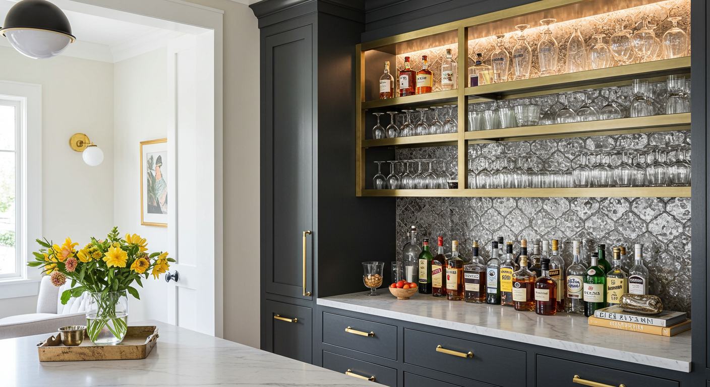 22 Modern Wet Bar Ideas to Elevate Your Small Home Entertaining