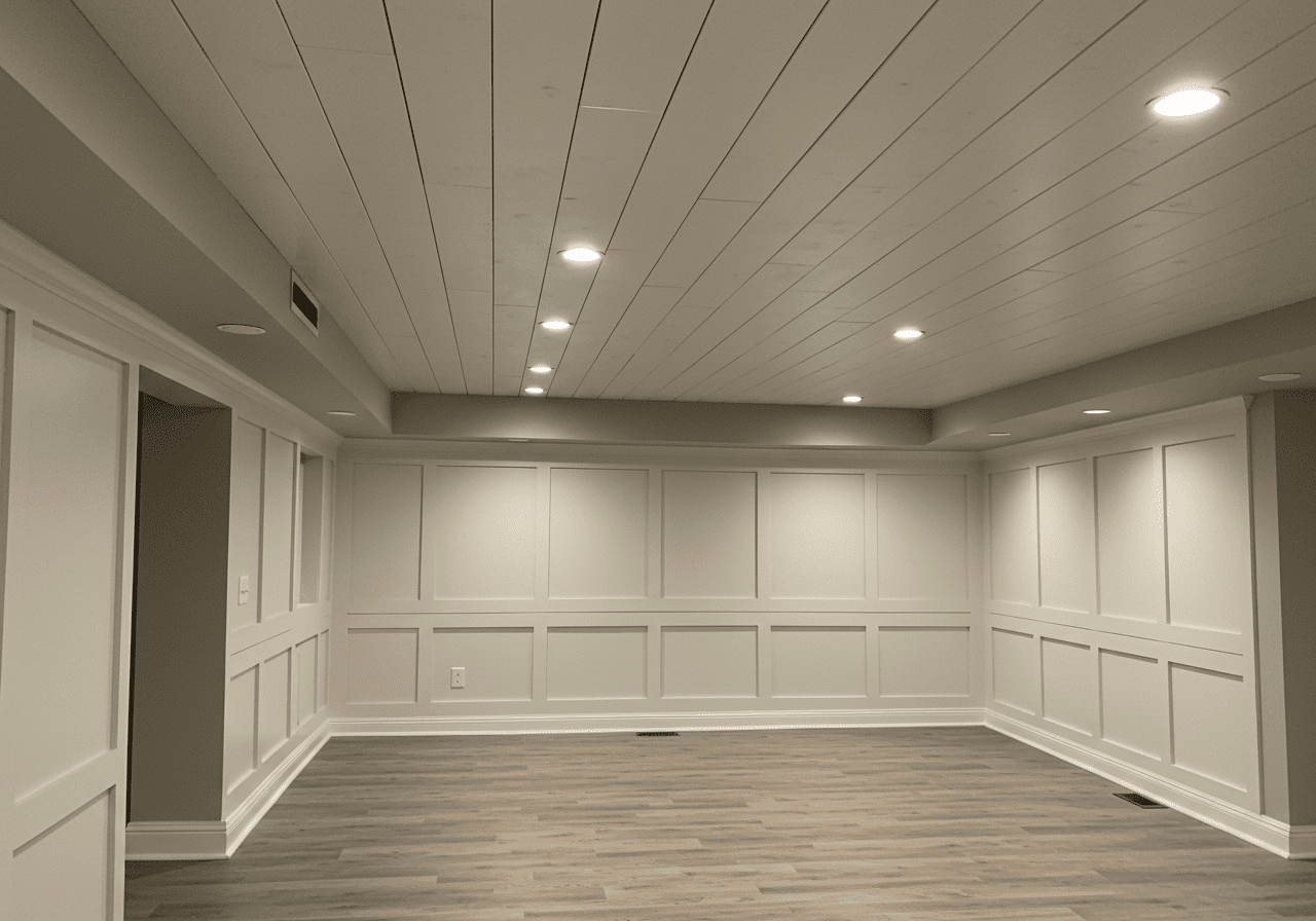 30 Wainscoting Beadboard Basement Ceiling Designs